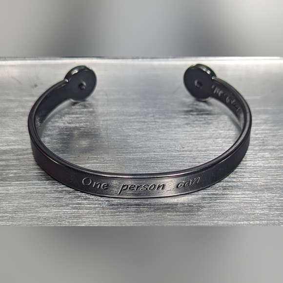 Mary Kay | Jewelry | One Person Can Mary Kay Gunmetal Cuff Bracelet ...